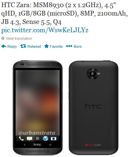 HTC Zara xuất hiện với thiết kế lai giữa One và One X - Báo Quảng Ninh điện tử