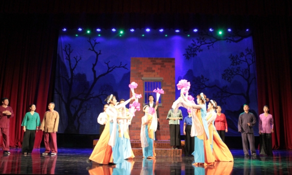 Tổng duyệt vở chèo “Chuyện cái gò Gốm vàng” - Báo Quảng Ninh điện tử