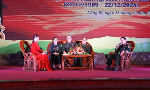 Chương trình giao lưu nghệ thuật “Sáng mãi phẩm chất bộ đội cụ Hồ ...