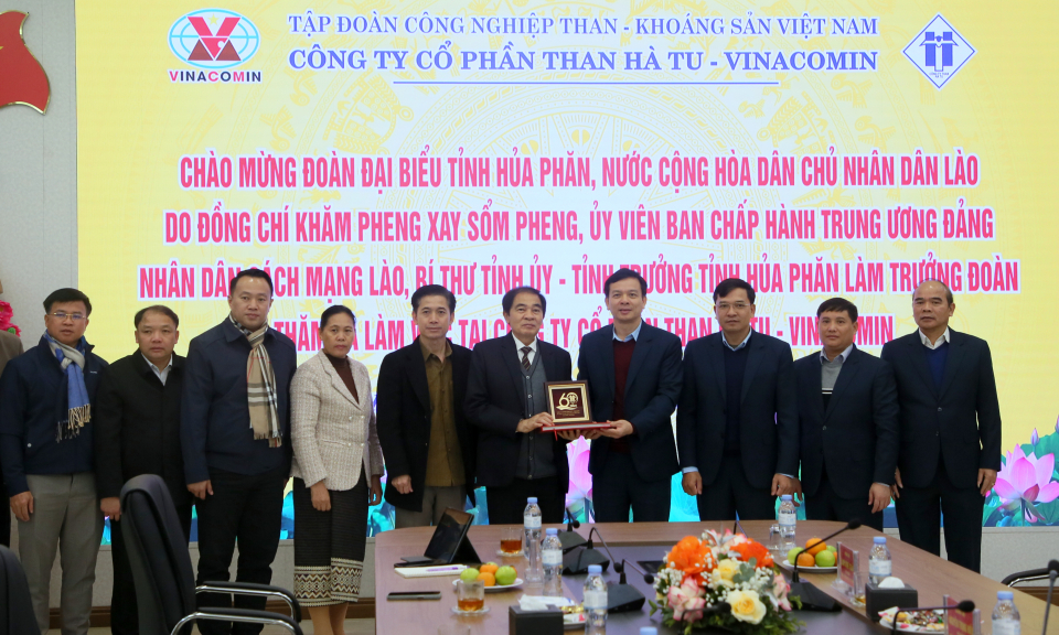 Bí thư Tỉnh ủy, Tỉnh trưởng tỉnh Hủa Phăn (Lào) thăm mỏ Hà Tu - Báo ...